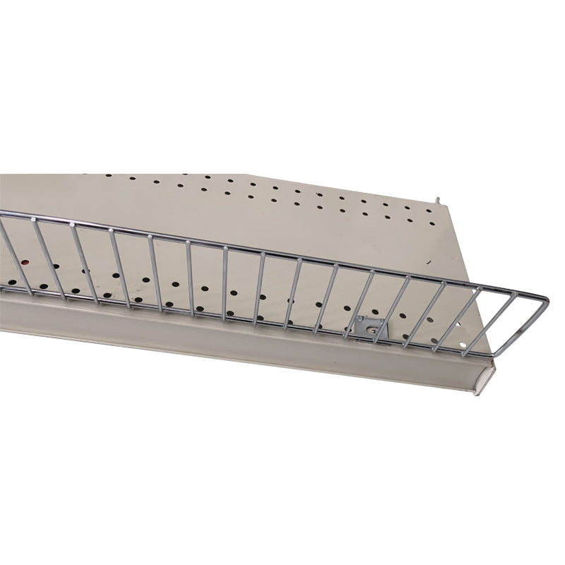 Retail Gondola Shelf Front Wire Fence Guard Rail – Wisdom Fixtures